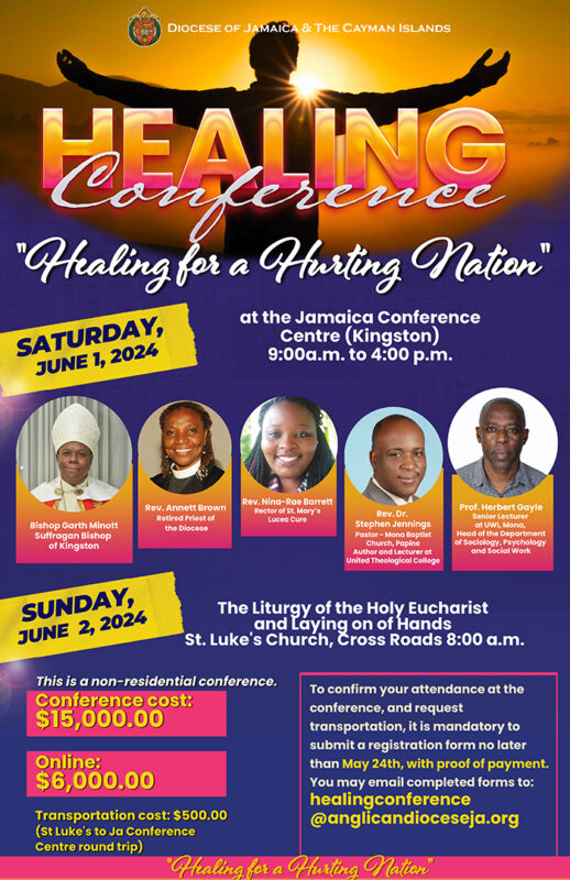 Healing Conference – Diocese of Jamaica & The Cayman Islands